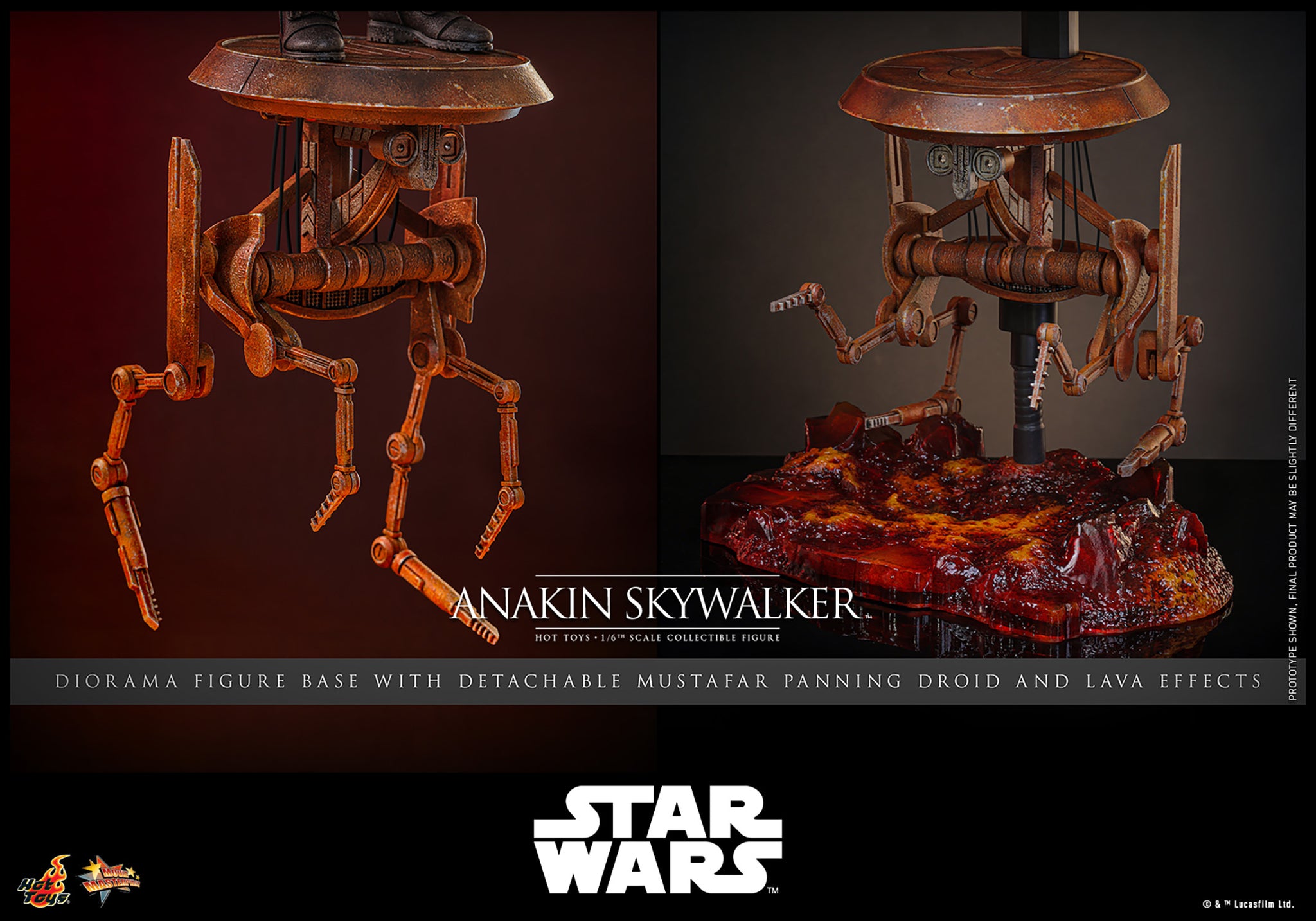 Hot Toys Anakin Skywalker Sixth Scale Figure - Revenge of the Sith ...