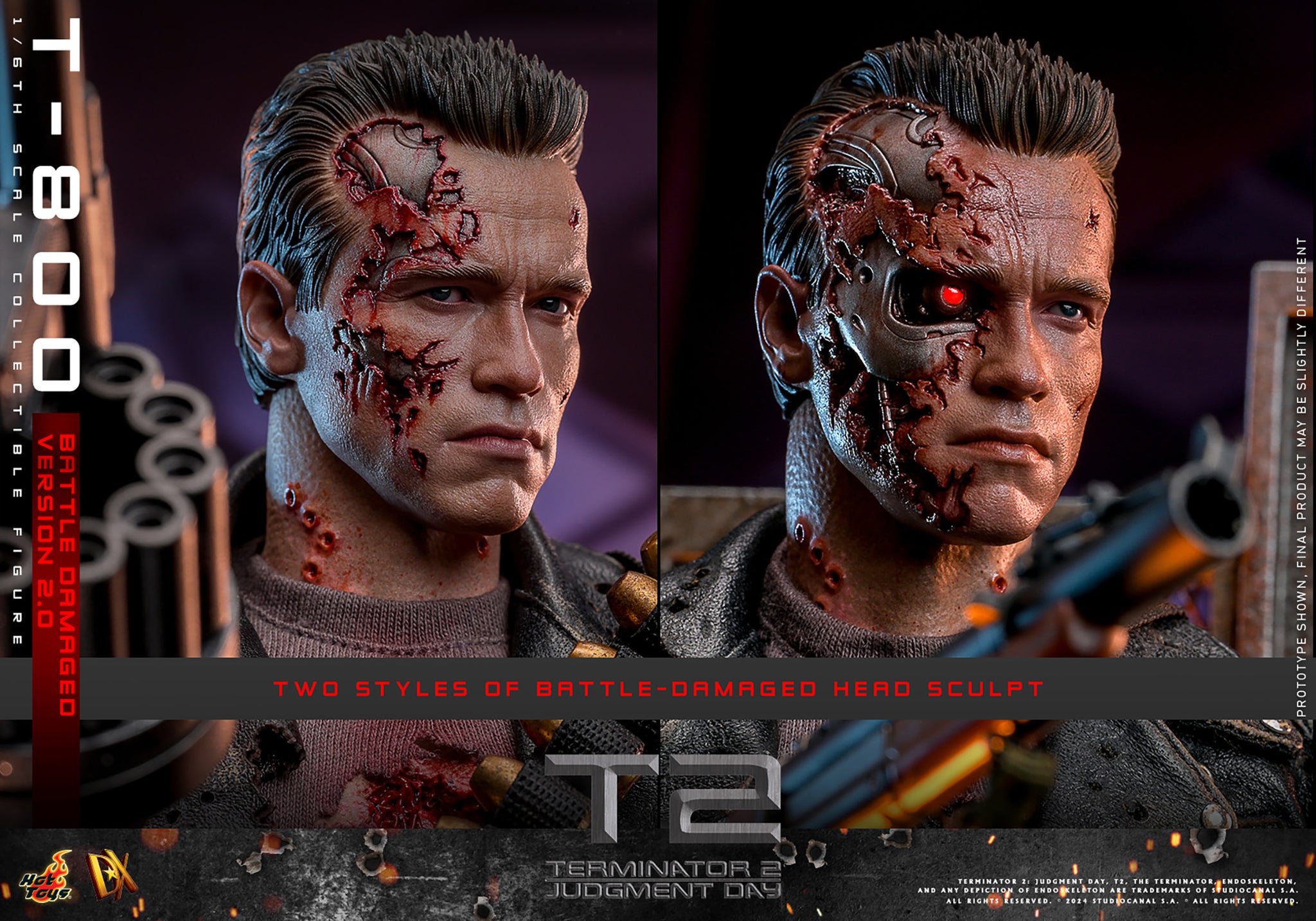 Terminator 2 T-800 (Battle Damaged Version) 1/6 Scale Figure – Alter Ego Comics